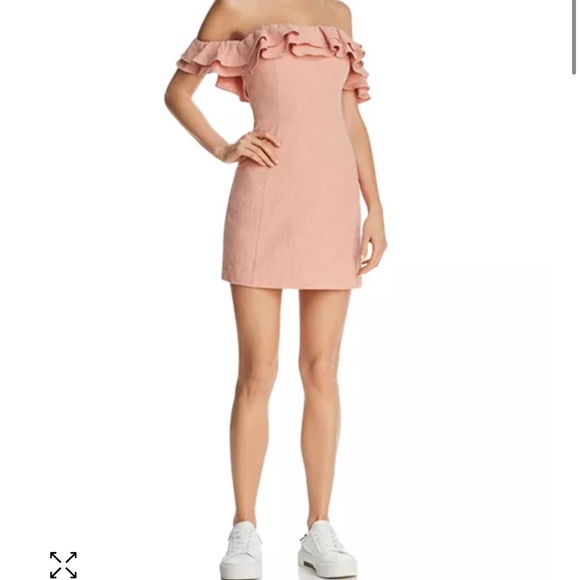 SAYLOR | Dresses | Nwot Saylor Off Shoulder Ruffle Mini Dress | Poshmark